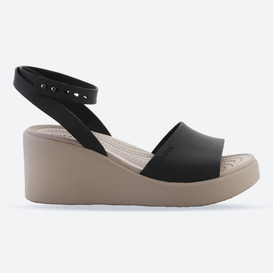 Women's Crocs 209406 Wedge Strap Sandals | Crocs | Wide Fit Shoes ...