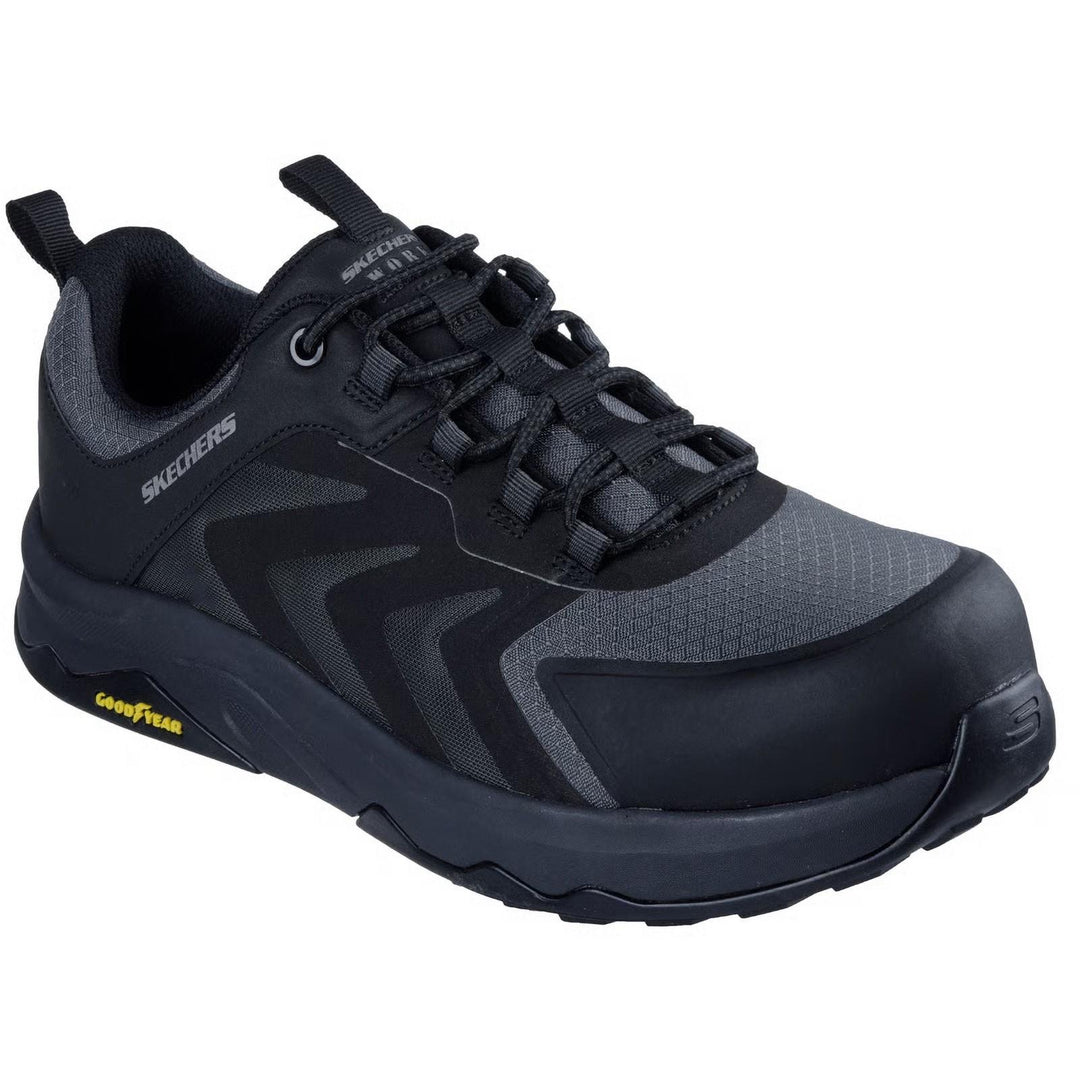 Men's Wide Fit Skechers 200255EC Work Safety Speed Flex Trekker ...
