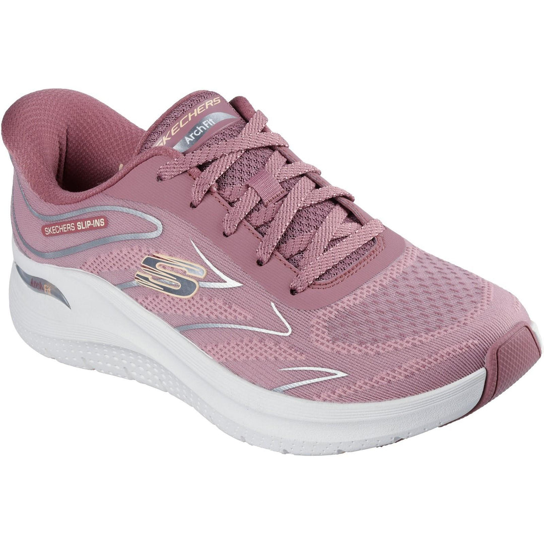 Women's Wide Fit Skechers 150328 Slip-ins Arch Fit 2.0 Sleek Stride ...