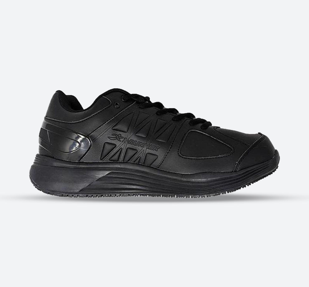 Mens Wide Fit I-Runner Pro Leather Sneakers | I-Runner | Wide Fit Shoes ...